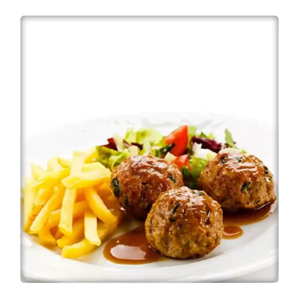 Meatballs Sauce with Chips – Poli250